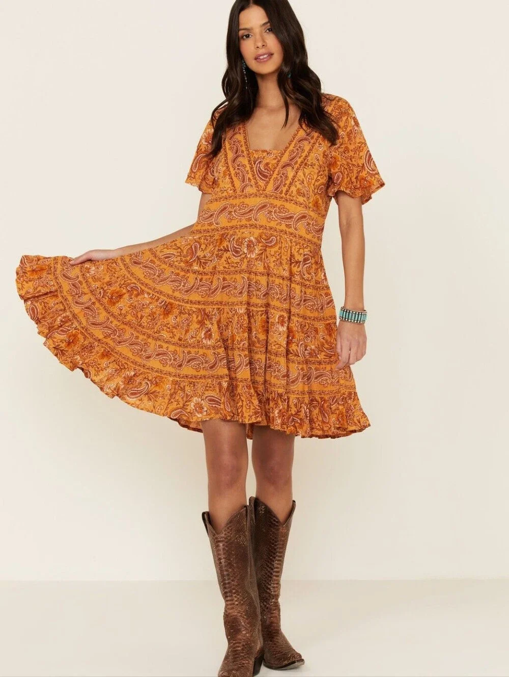 Anthropologie | Dresses | Anthro Patrons Of Peace Toluca Paisley Print ...